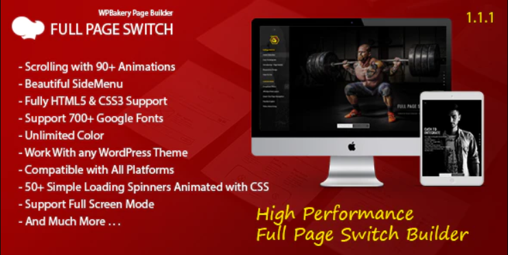 Full Page Switch - With Side Menu - Addon For WPBakery Page Builder ...