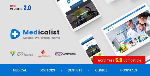 Medicalist - An All-in-One WP Medical Theme with Appointment and Blood Donation System - Free ...