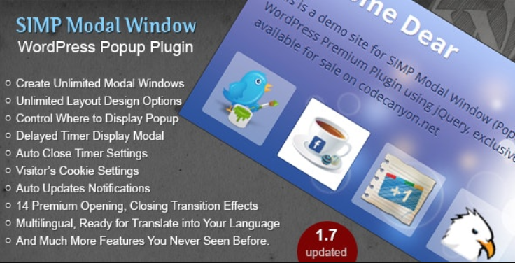 Simp Modal Window - Free Download - Wootheme Plugins
