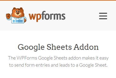 WPForms Google Sheets Addon - Free Download - Wootheme Plugins