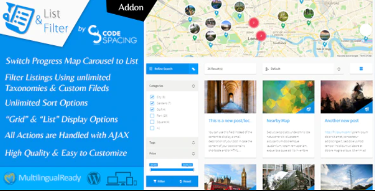 Progress Map, List & Filter - WordPress Plugin - Free Download - Wootheme Plugins